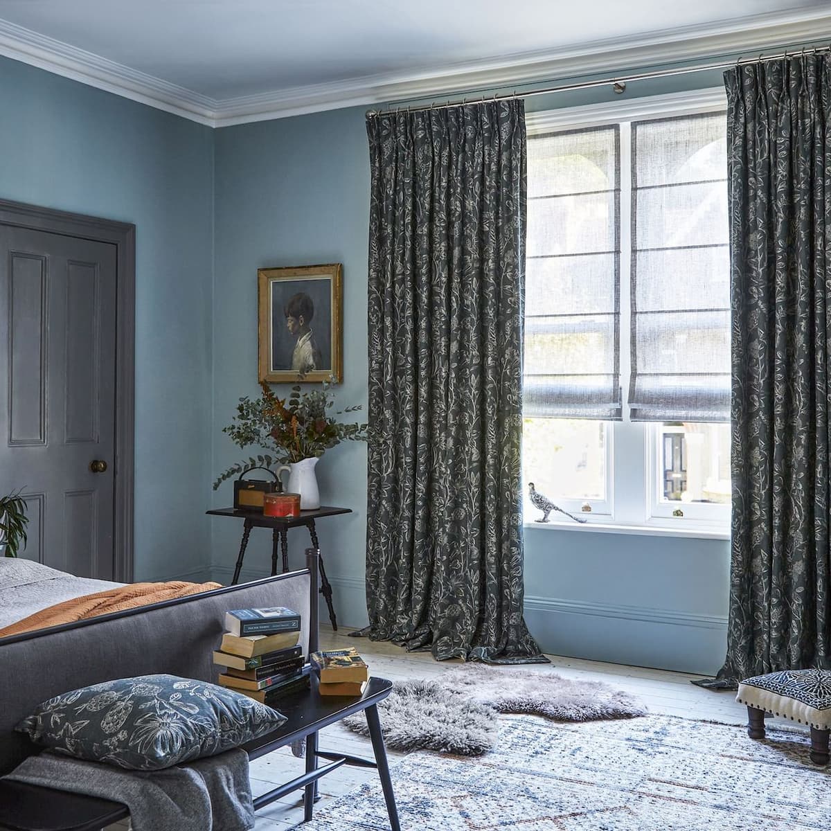 Anika Grey Curtains | Hillarys
